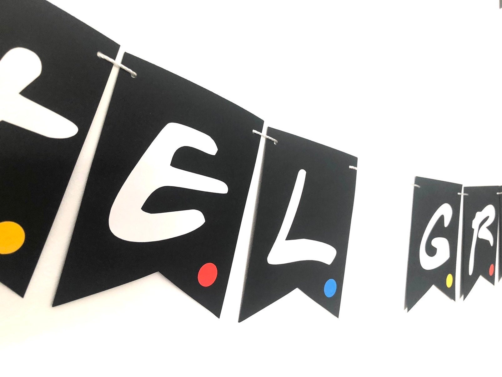 Personalized Graduation Banner FRIENDS TV SHOW the One Where - Etsy