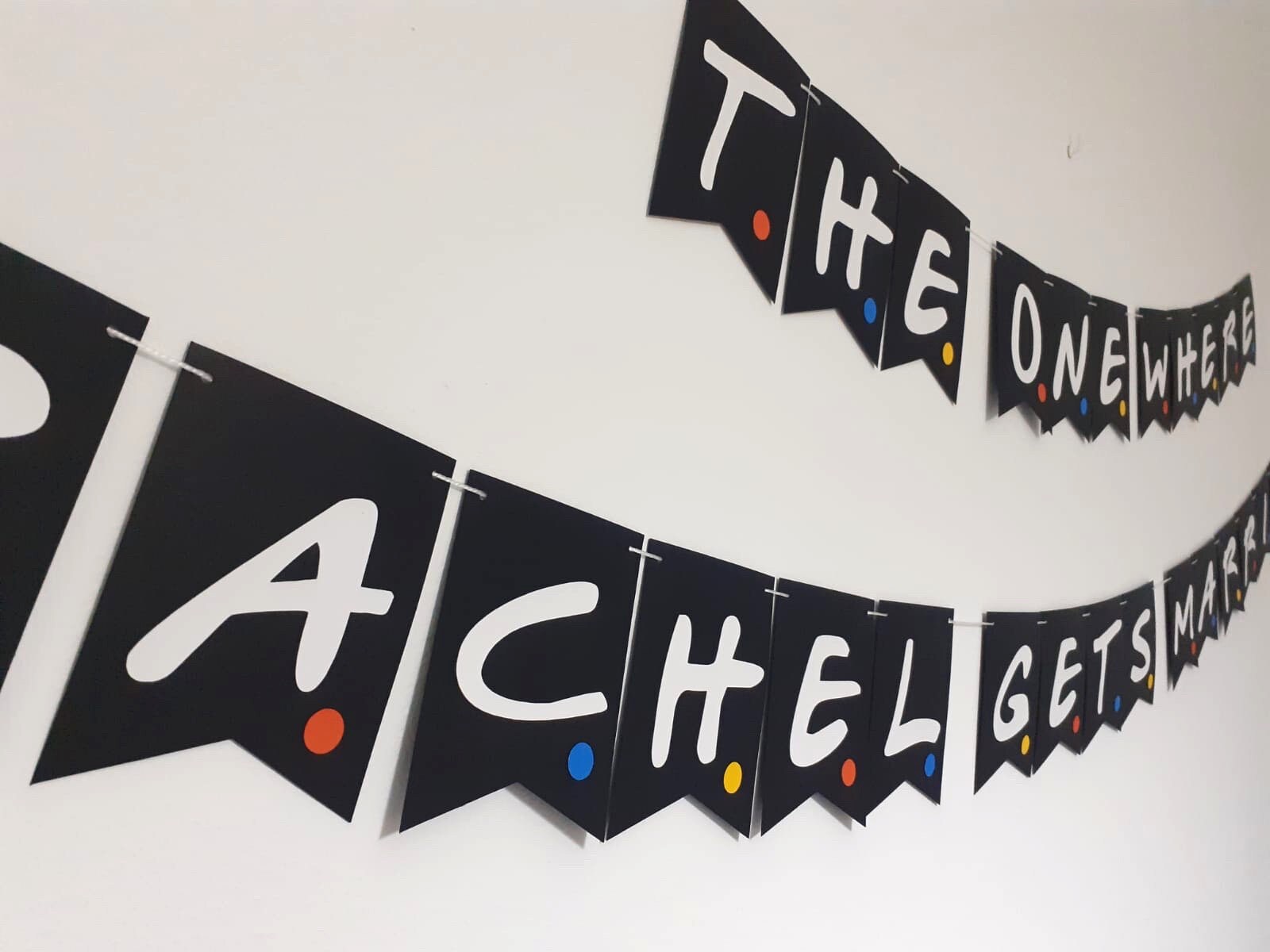 Personalized FRIENDS TV SHOW Bridal Shower Banner the One | Etsy