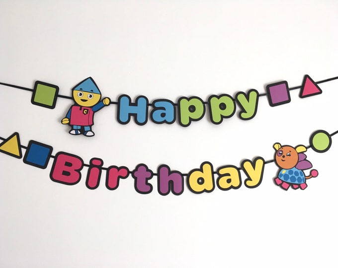 Charlie's Colorforms City Birthday Banner - Etsy