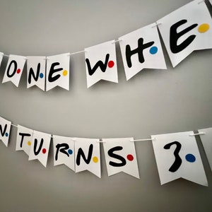 Personalized FRIENDS TV SHOW Birthday Banner, the One Where Banner ...