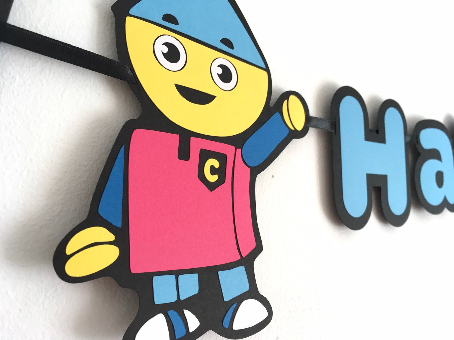 Charlie's Colorforms City Birthday Banner | Etsy