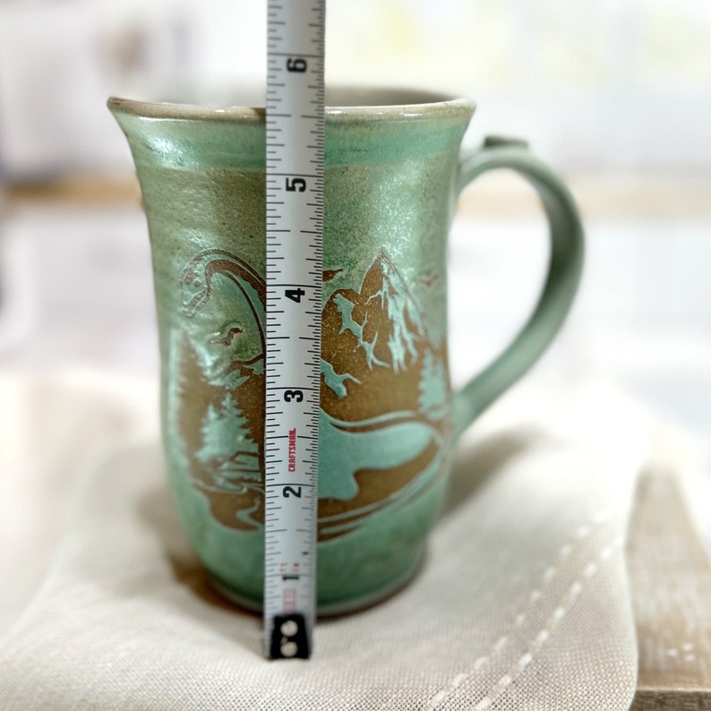Whimsical Sea Creature Mug - Fun Cryptid Enthusiast Gift - Handmade ...