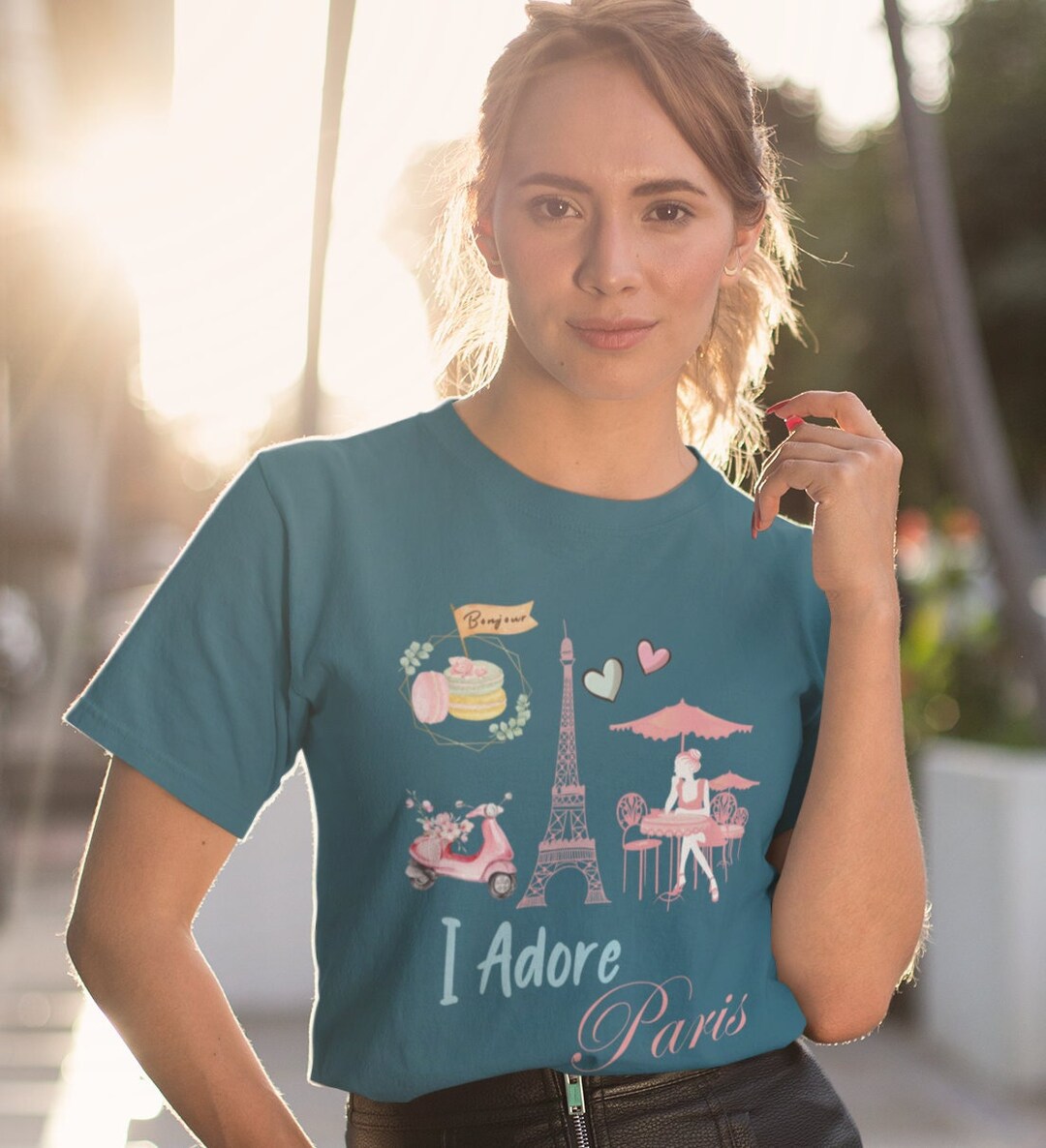 Women Paris Shirt,eiffel Tower,gift for Paris Lover,a Chic French Gift ...