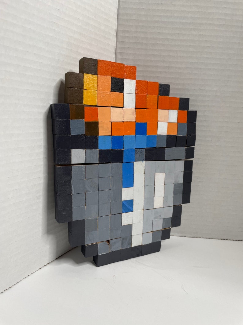 Minecraft-inspired Fish in a Bucket - Etsy