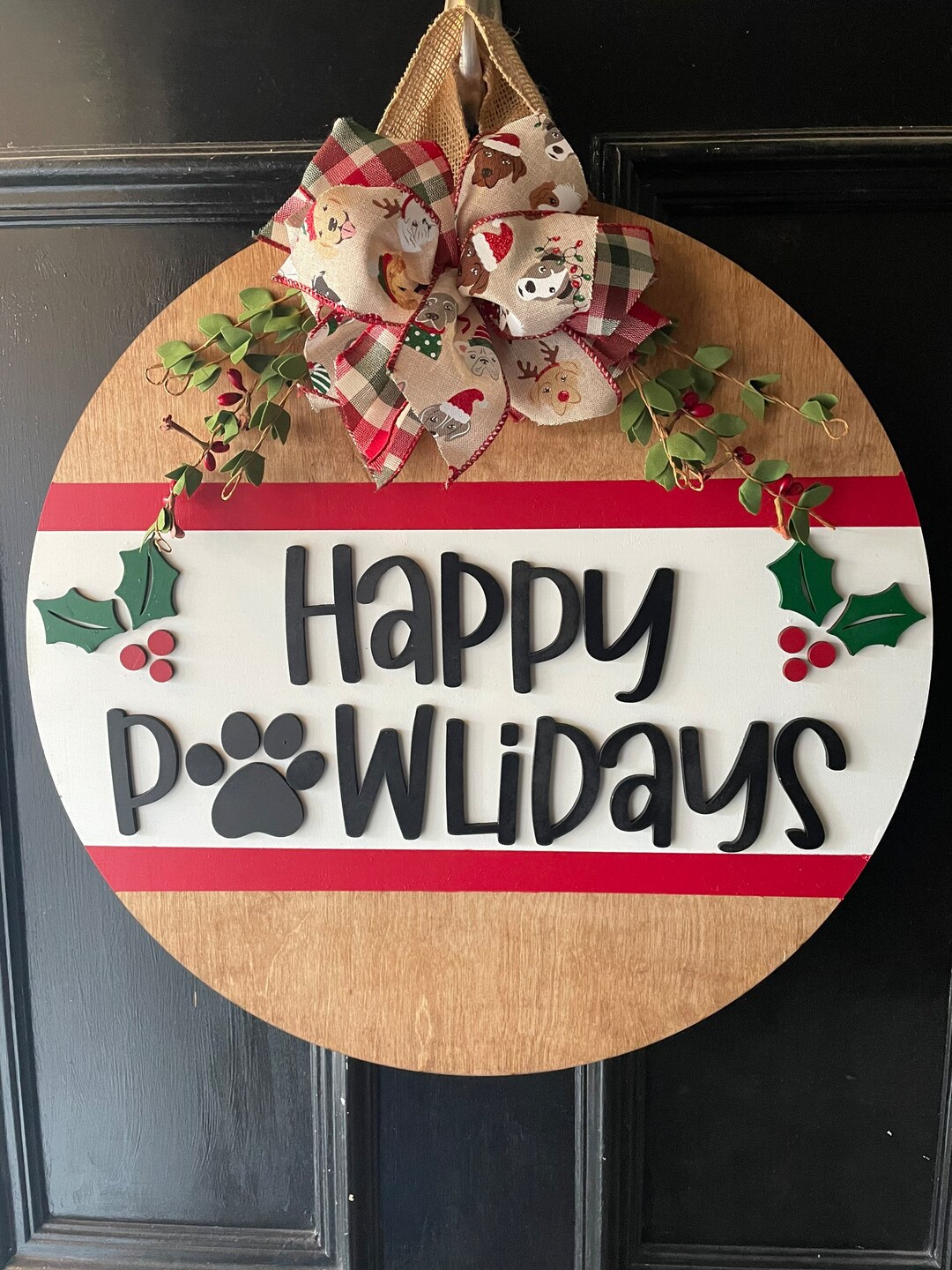 Happy Pawlidays - Etsy