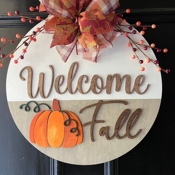 Fall Door Hanger - Etsy