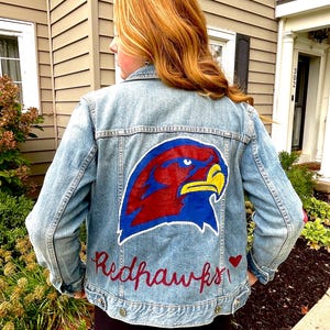 Personalized Denim Jacket, Custom Jean Jacket, Hand Painted - Etsy