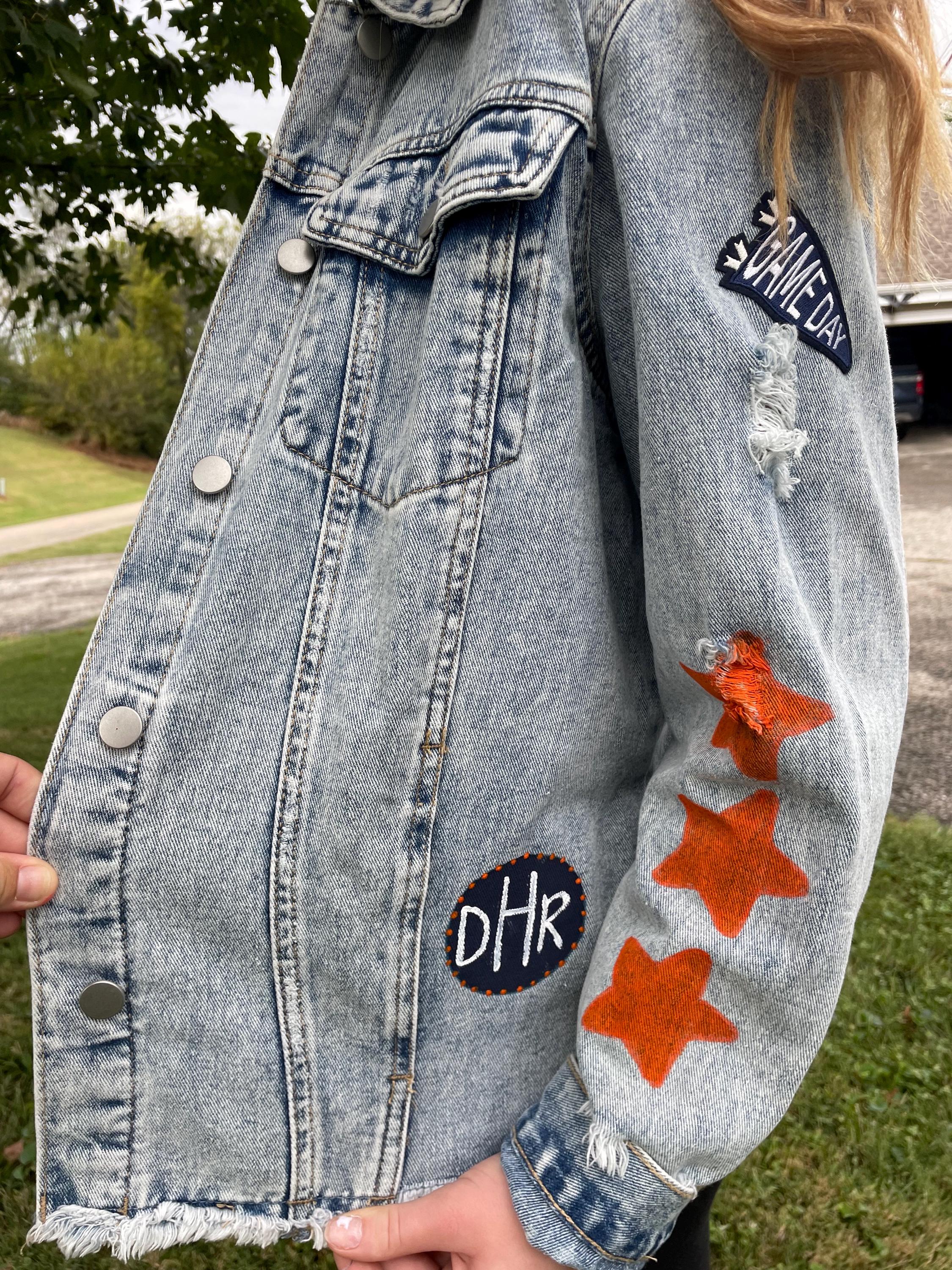 Personalized Denim Jacket, Custom Jean Jacket, Hand Painted - Etsy