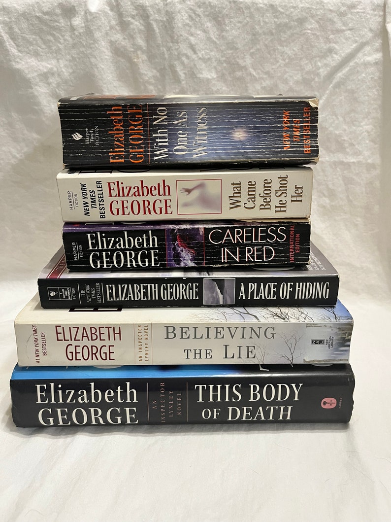 Inspector Lynley Series Elizabeth George Paperback & - Etsy