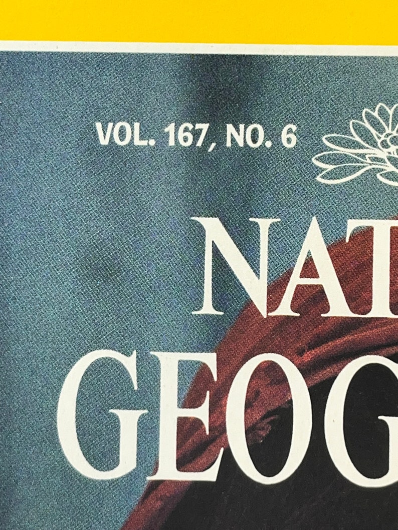 National Geographic Magazine June 1985 Back Issue afghan Girl Vol 167 No 6 - Etsy