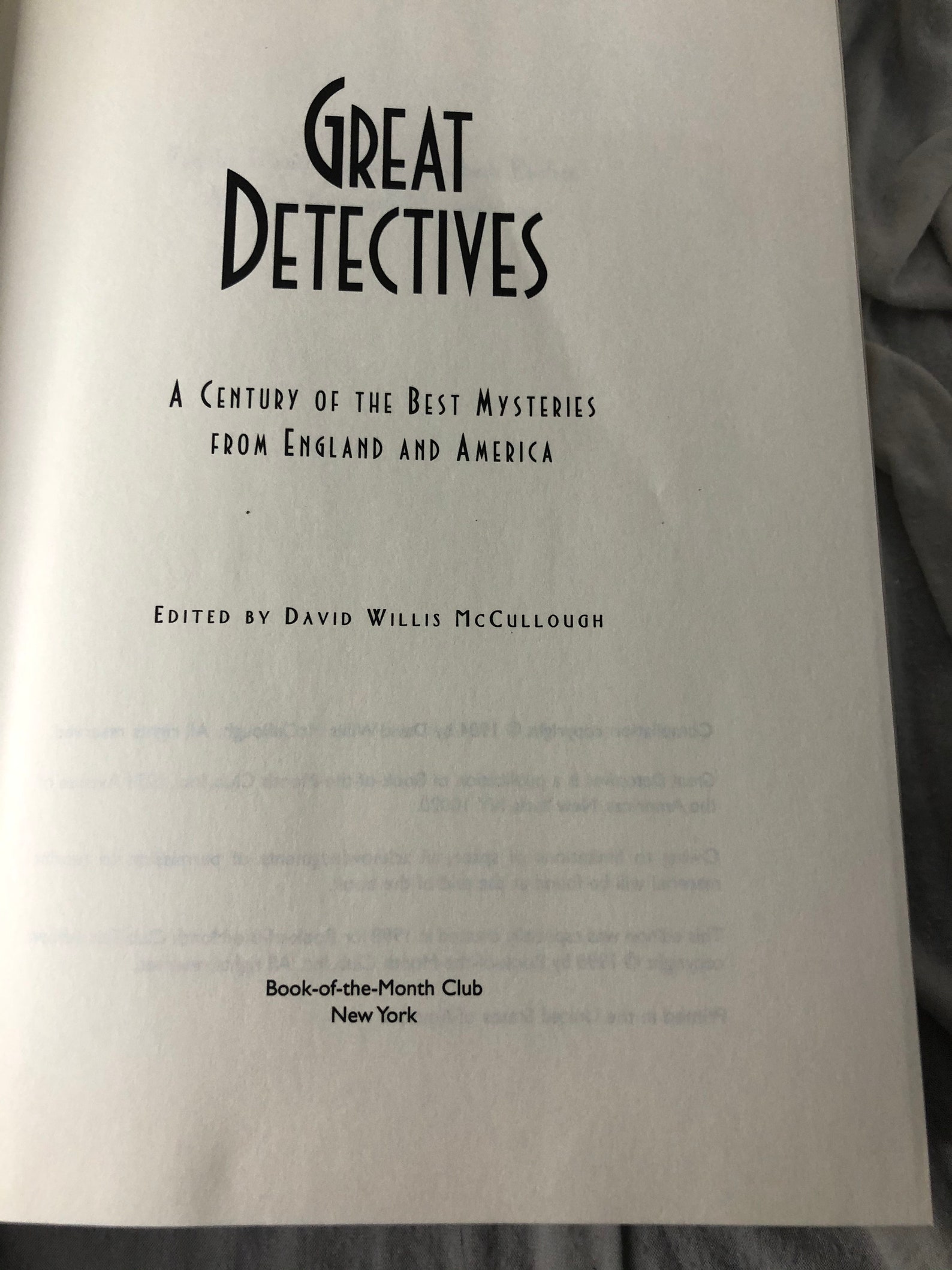Great Detectives: A Century of the Best Mysteries From England and ...