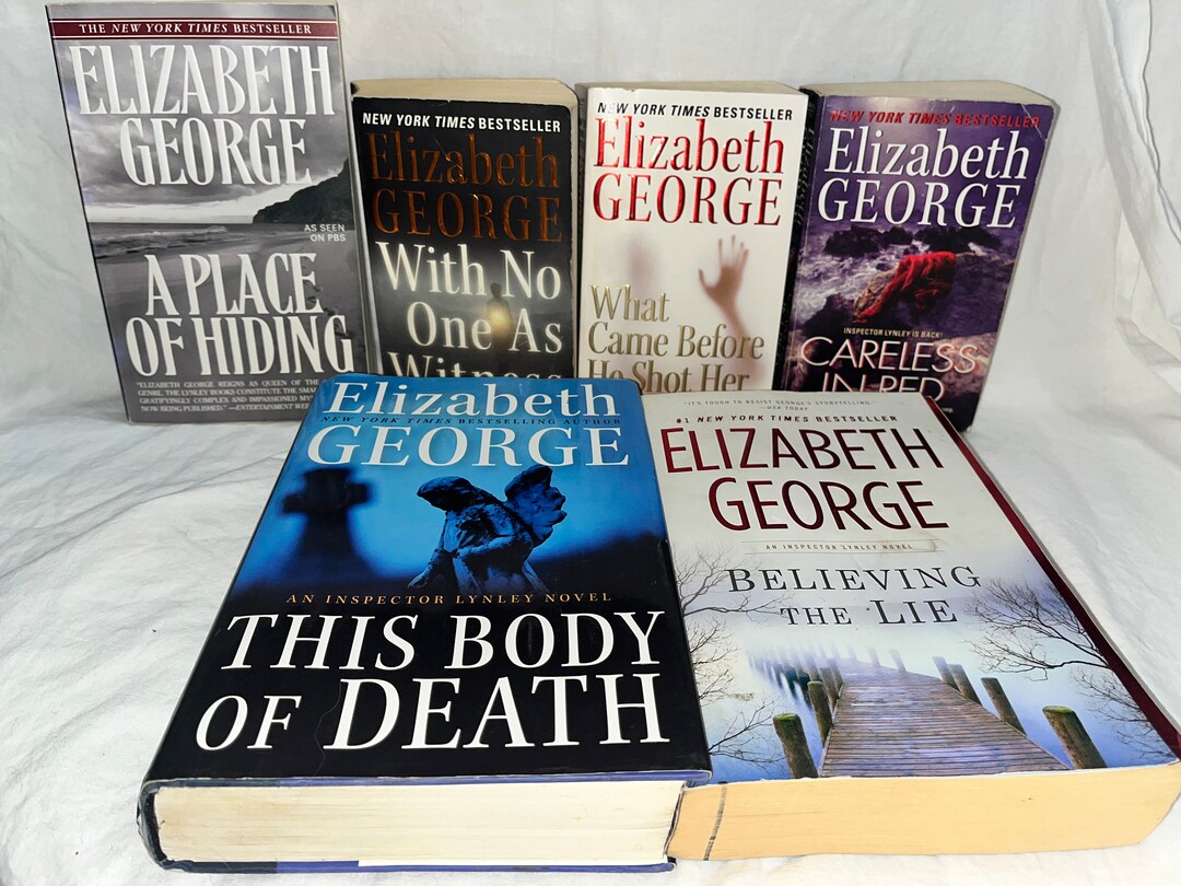 Inspector Lynley Series Elizabeth George Paperback & Hardcover - Etsy