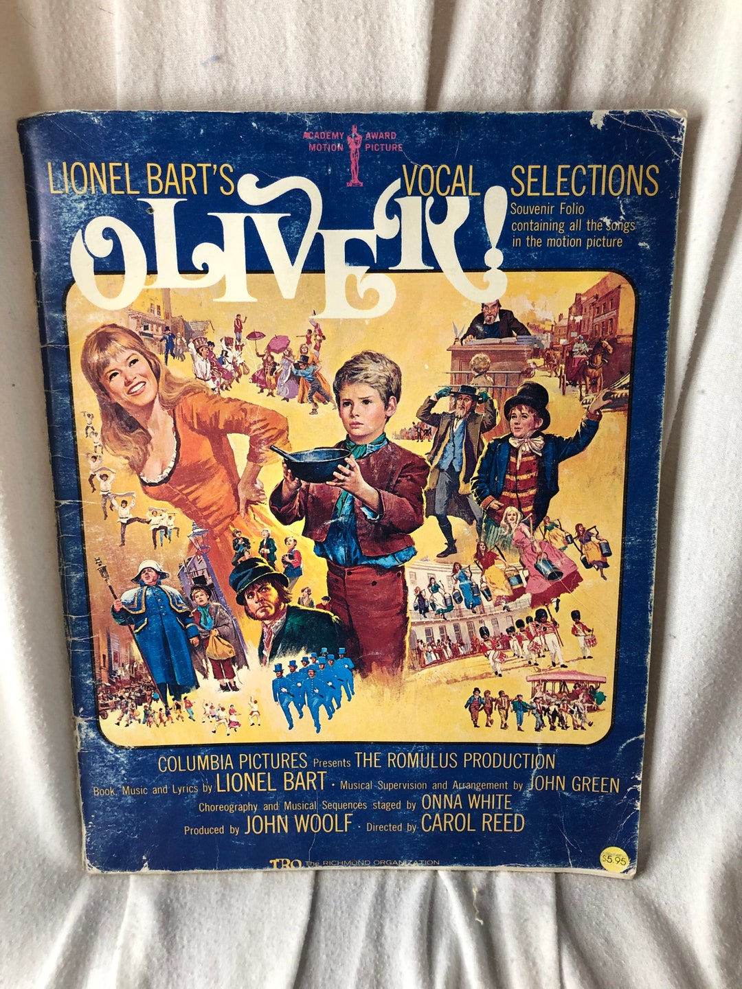 Lionel Bart's Oliver Vocal Selections for Piano Voice - Etsy