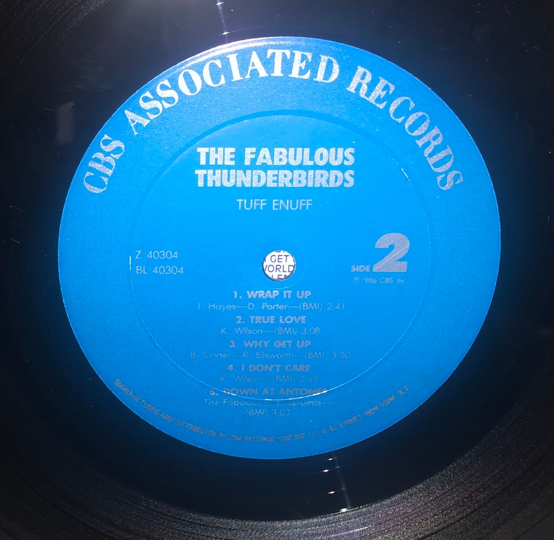 The Fabulous Thunderbirds Tuff Enuff CBS Associated | Etsy