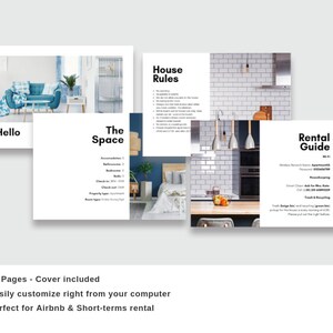 Airbnb Guidebook Brochure House Manual 10 Pages Airbnb Guidebook ...