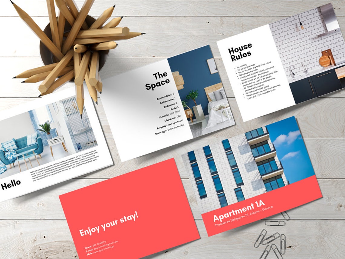 Airbnb Guidebook Brochure House Manual 10 Pages Airbnb Guidebook ...