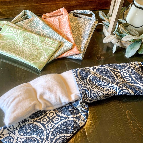 Microwavable Rice Bag Heating Pad Natural Healing Cold - Etsy