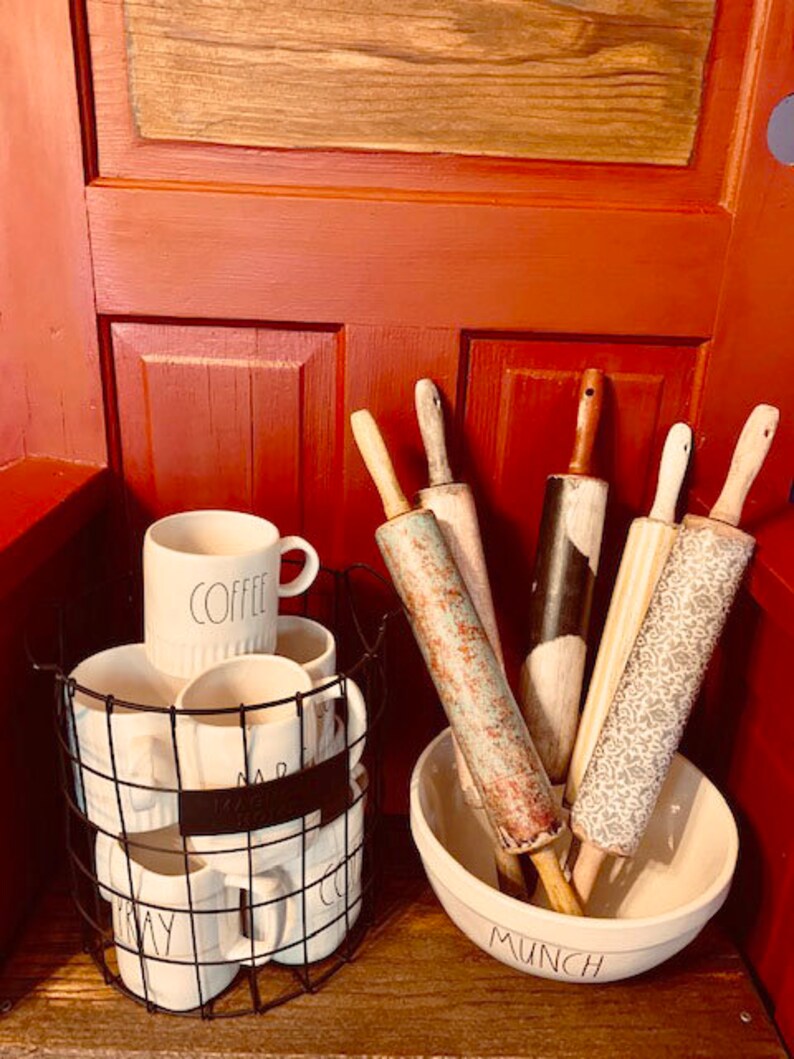 Vintage Decorated Wooden Rolling Pins - Etsy