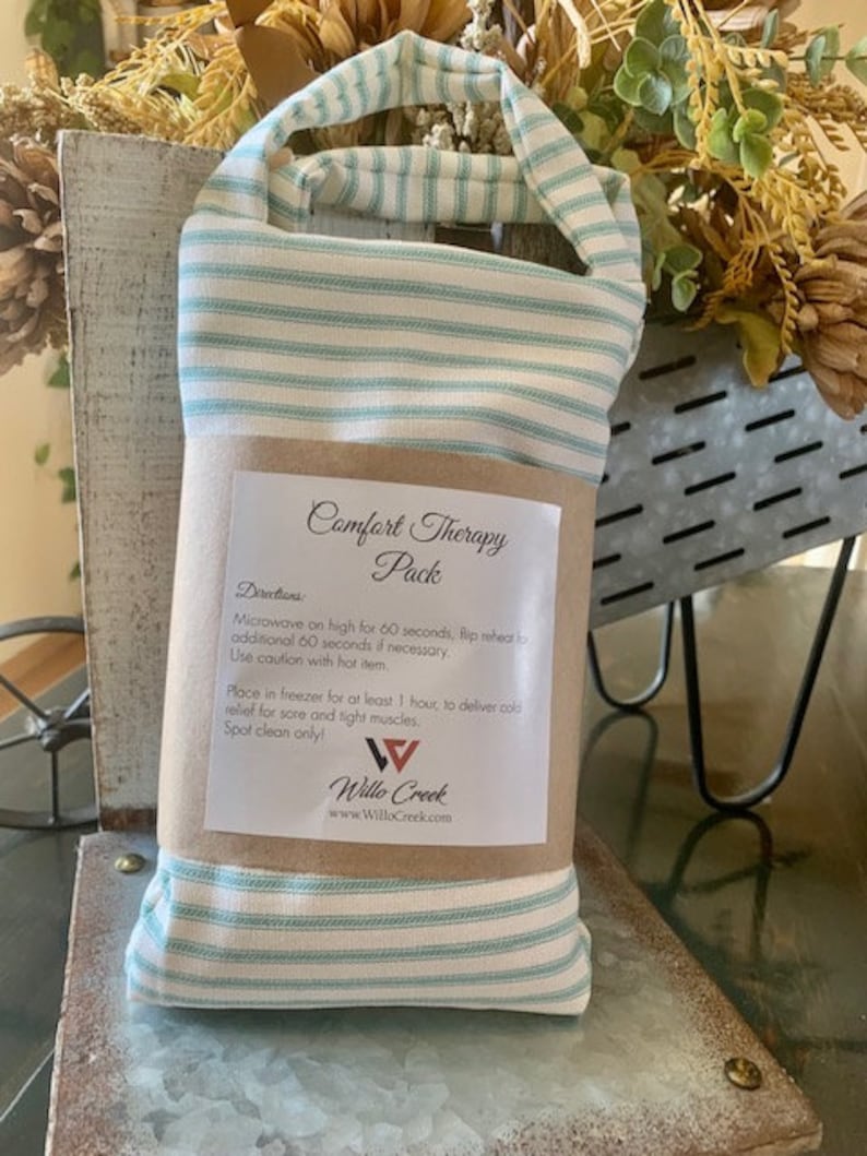 Microwavable Rice Bag Heating Pad Natural Healing Cold - Etsy