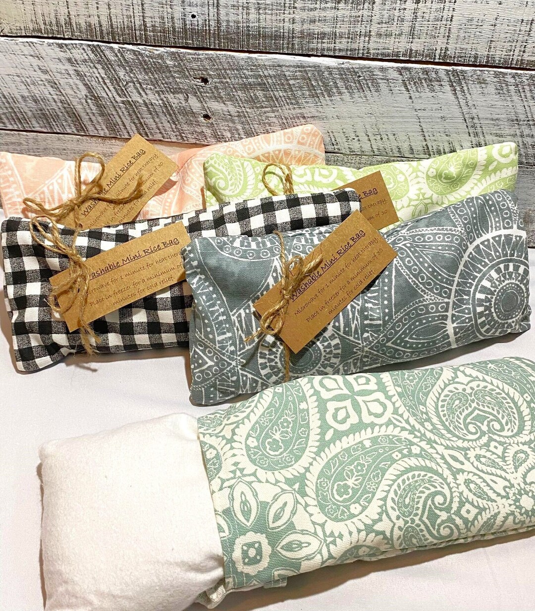 Washable Microwavable Rice Bag L Eye Pillow - Etsy