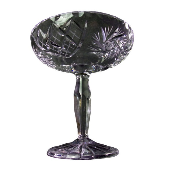 Cut Glass Compote - Etsy