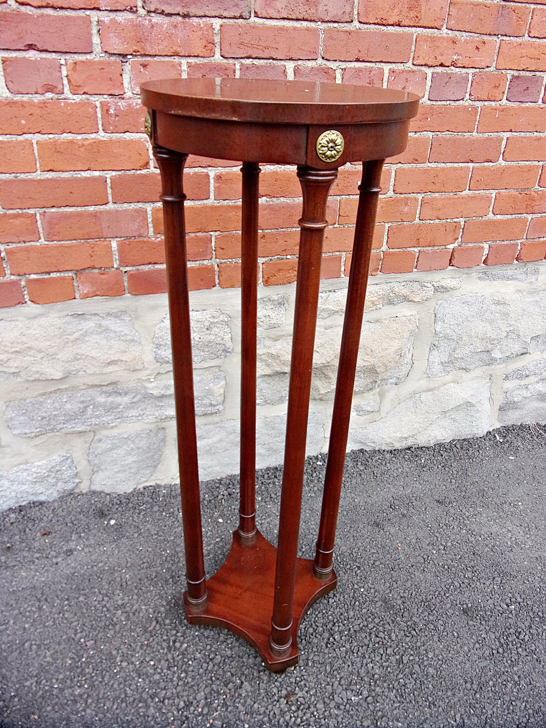 Vintage Baker Furniture Plant Stand Mahogany Empire Style - Etsy