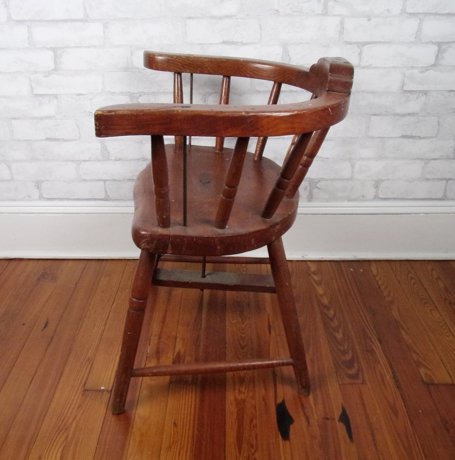 Antique Tavern Chair PINE Primitive Farmhouse Cottage Mid 19th - Etsy