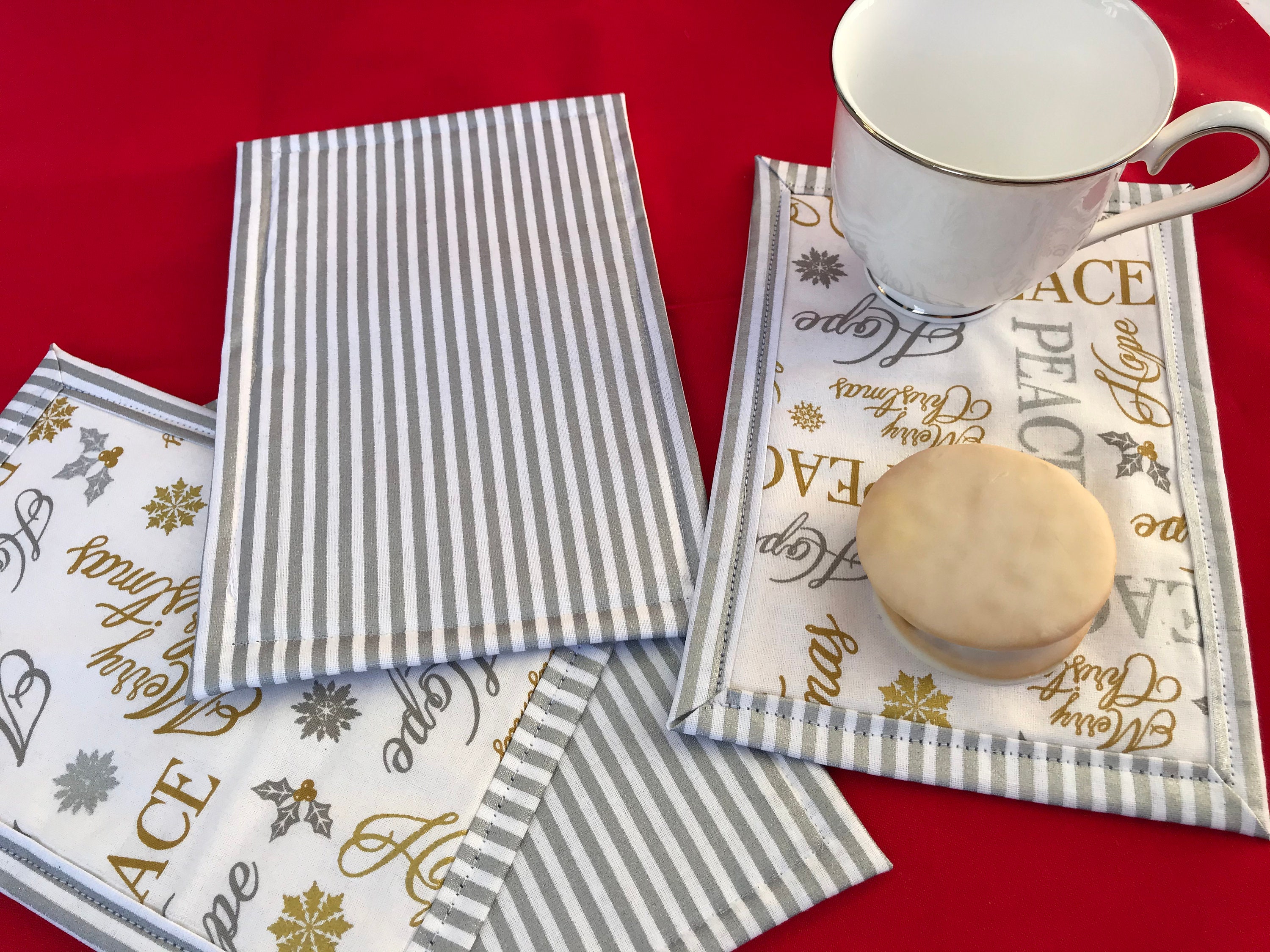 Mug Rug Set of 4 - Etsy