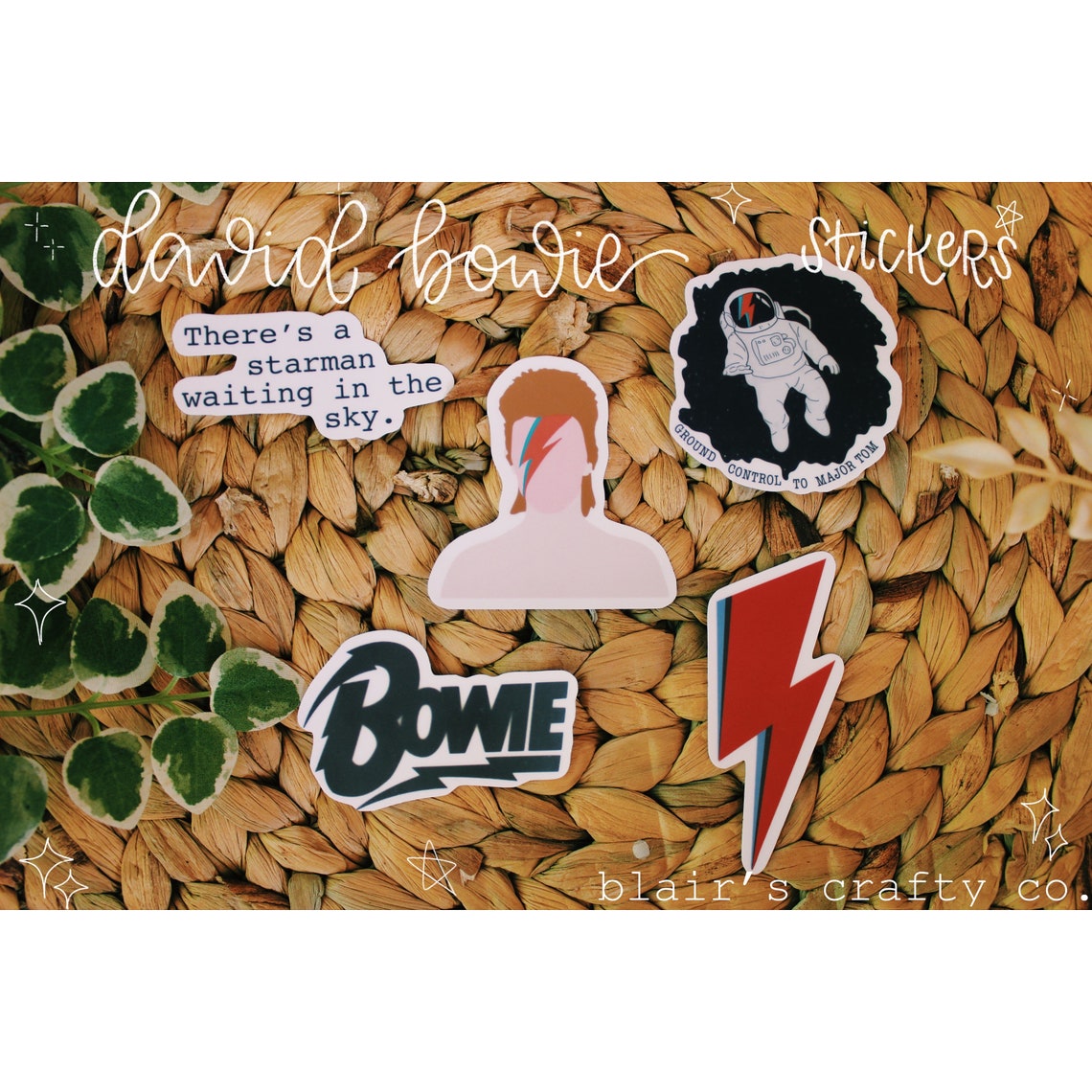 David Bowie Stickers | Etsy