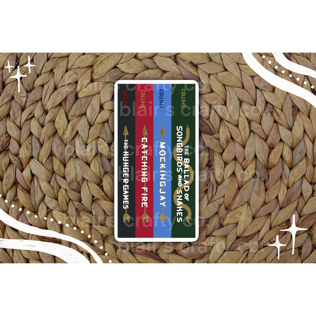 The Hunger Games Bookmark/sticker - Etsy