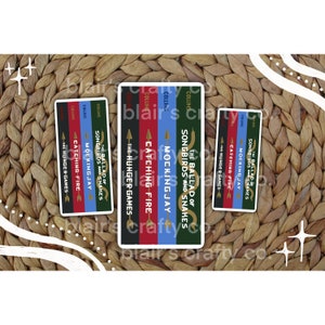 The Hunger Games Bookmark/sticker - Etsy