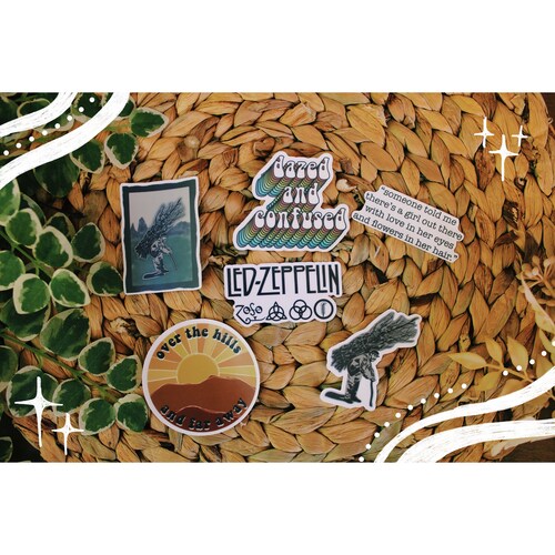 Zoso Symbols Car Decal Led Zeppelin Zoso Symbols Car Decal - Etsy