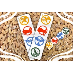 The Hunger Games Symbols Bookmark/sticker - Etsy