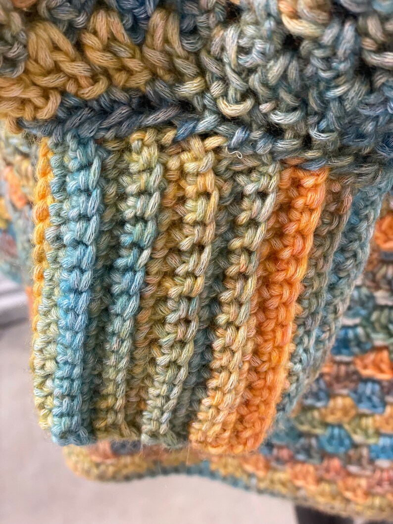 Long Hexagon Granny Sweater - Etsy