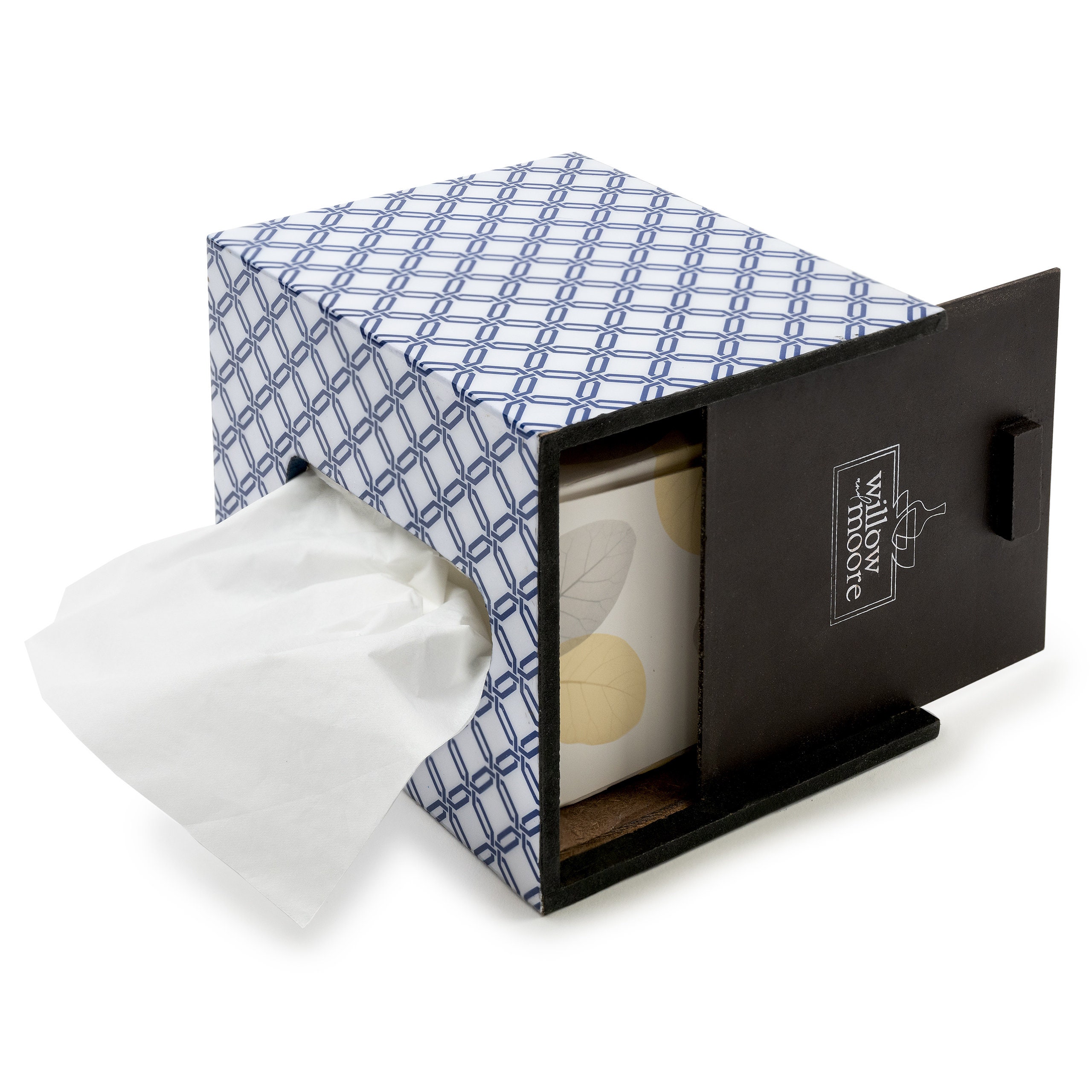 Handmade Square Tissue Box Cover With Top Trinket Tray 5.5x7 - Etsy