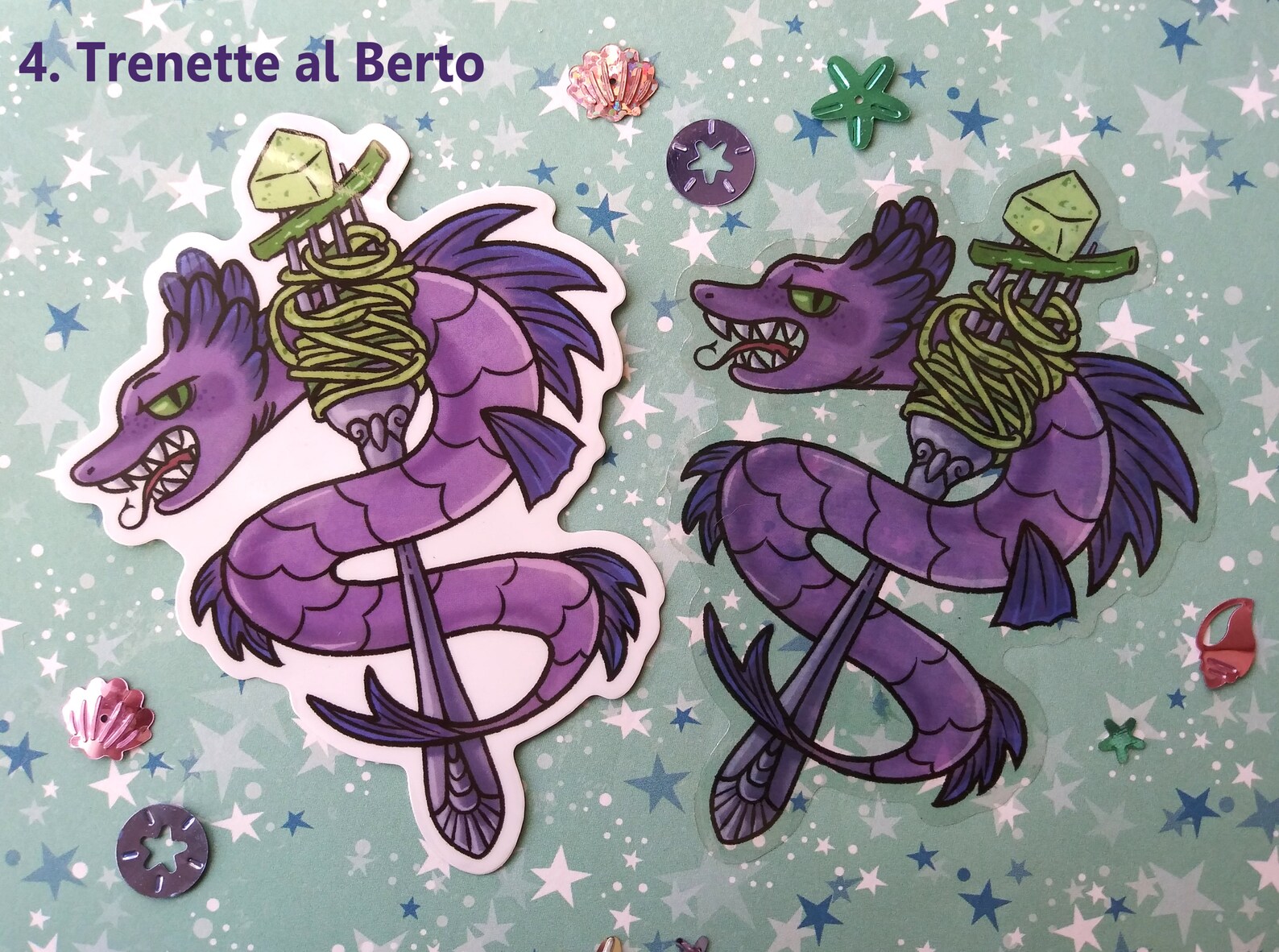 Luca Transparent Stickers - Etsy