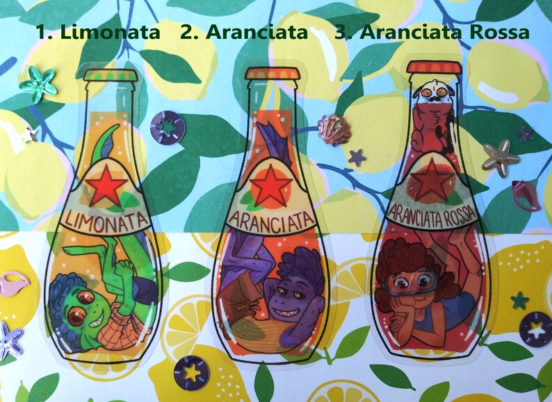 Luca Transparent Stickers - Etsy