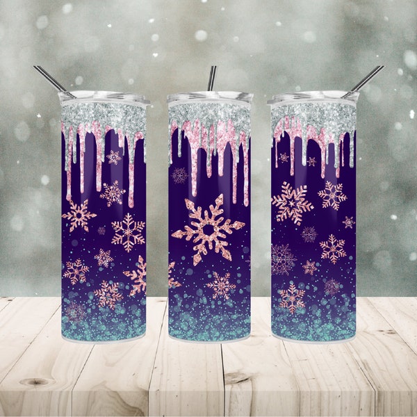 Snowflake Tumbler - Etsy