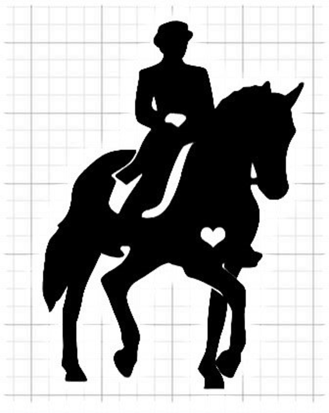 Dressage Sticker - Etsy