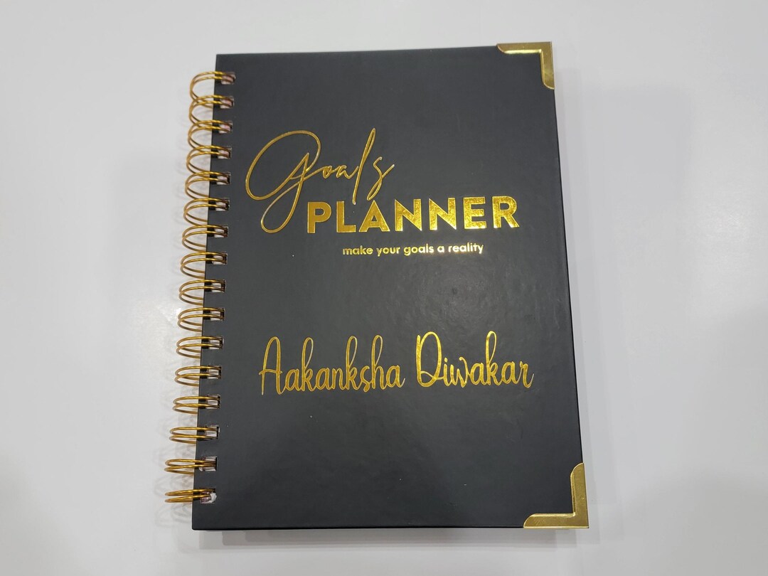 Personalized Notebook, Undated Planner, Goal Planner, Custom Planner ...