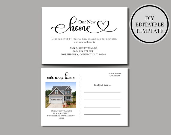 Printable Postcard Invitations