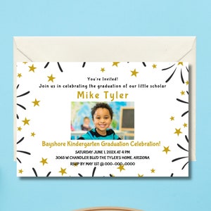 Preschool Graduation Party Invitation Personalized PRINTED - Any School ...