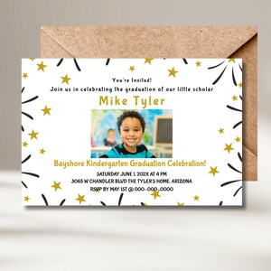 Preschool Graduation Party Invitation Personalized PRINTED - Any School ...