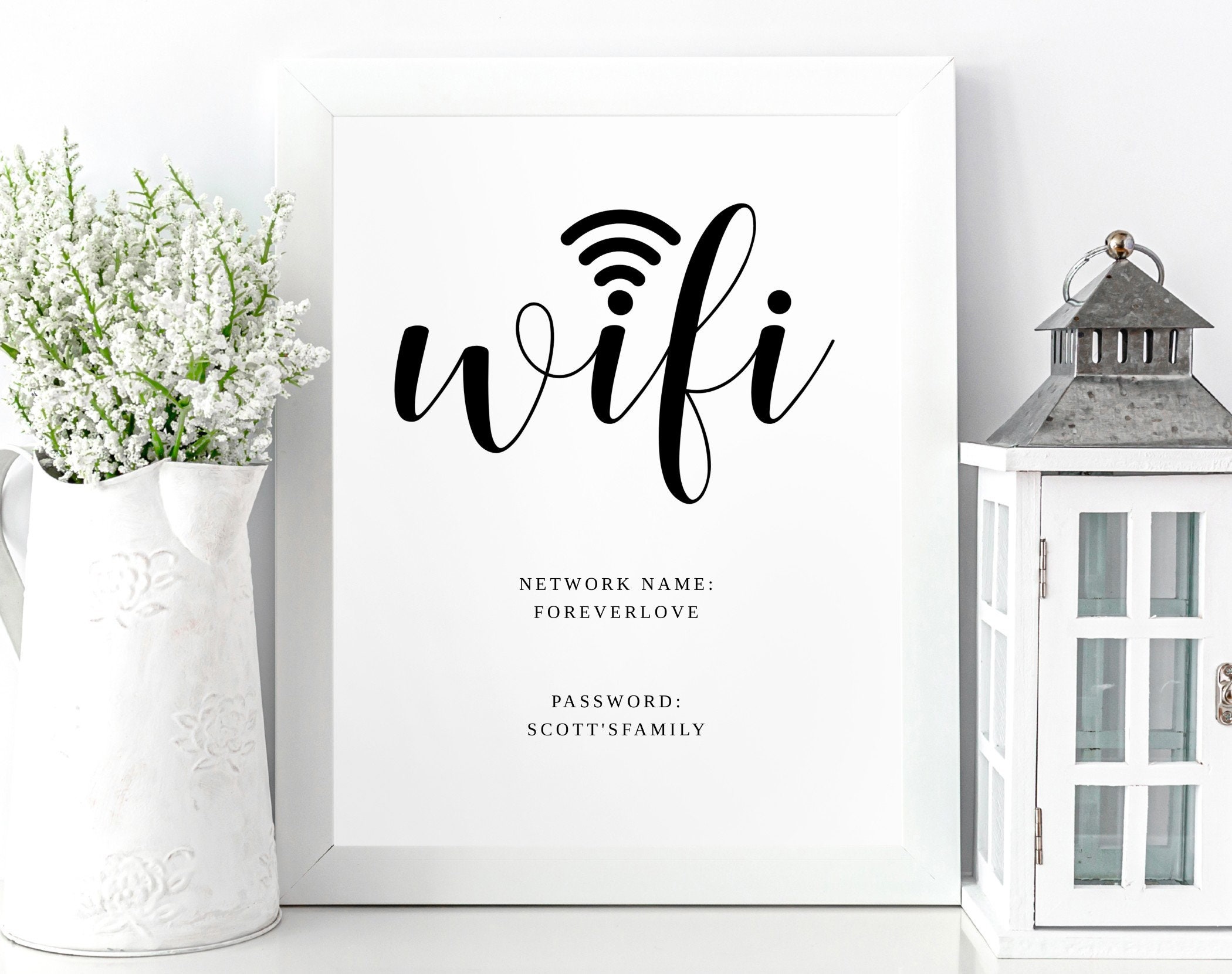 Be Our Guest wifi Sign Printable wi fi password sign wifi - Etsy France Be Our Guest wifi Sign Printable wi fi password sign wifi - Etsy France