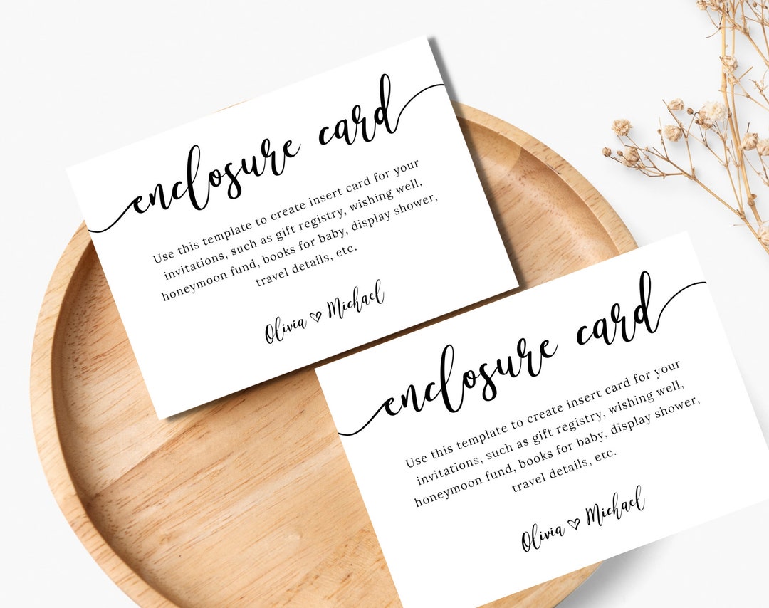 Details Cards Template, Instant Download, Event Information Card, Party ...