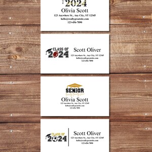 Graduation Personalized Address Labels Instant Download Editable ...