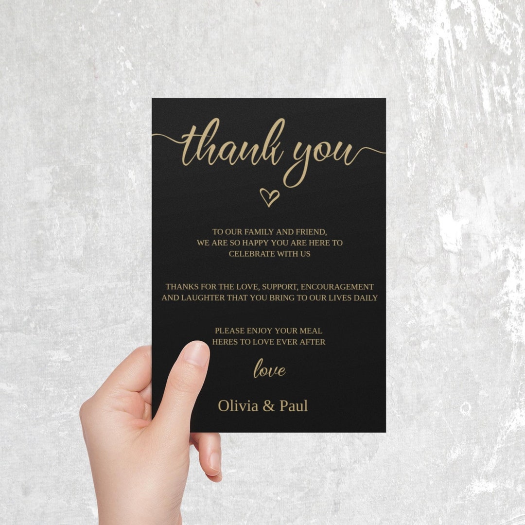 Customizable Thank You Template Digital Download Editable Printable for ...