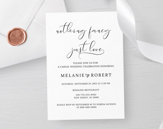 Funny Wedding Reception Invitations