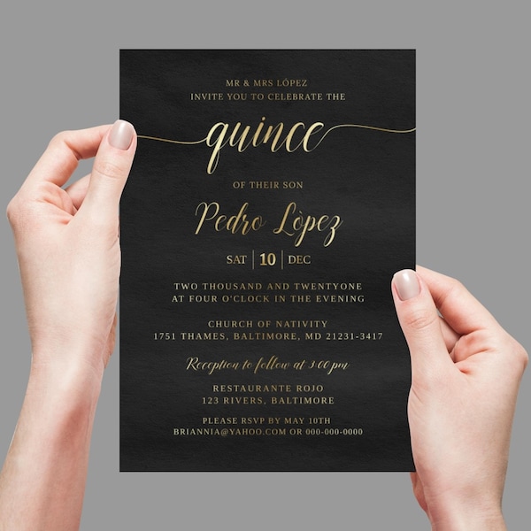 Quince Invitations - Etsy