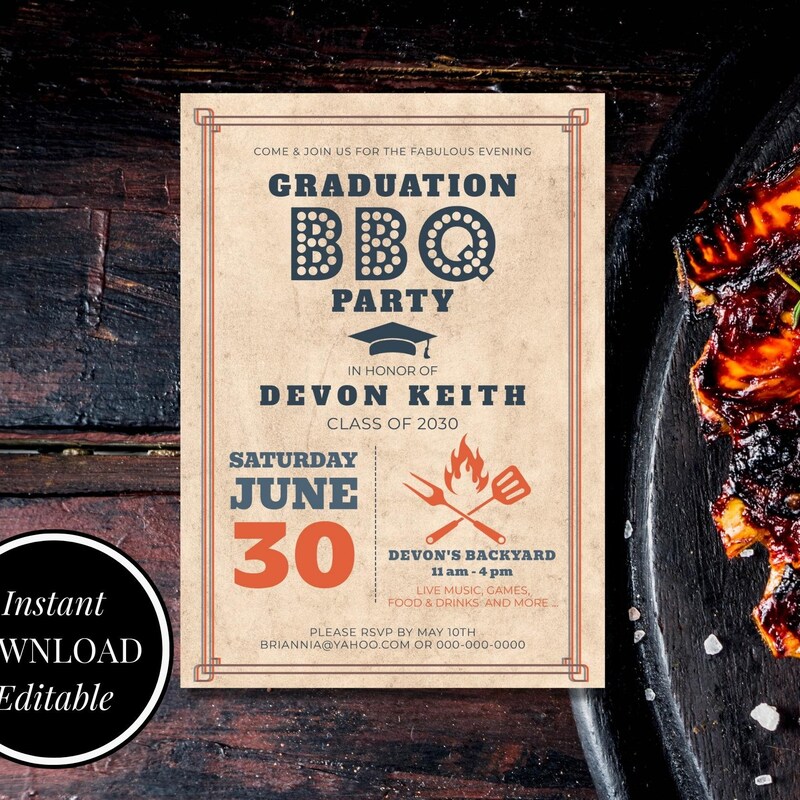 Graduation Bbq - Etsy